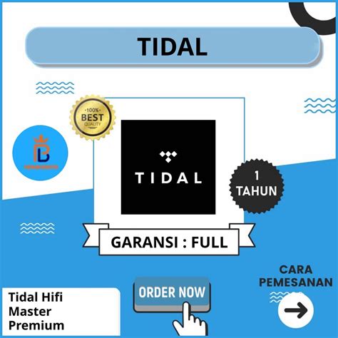 Jual Tidal Hifi Plus Master Premium Tahun Private Login Shopee