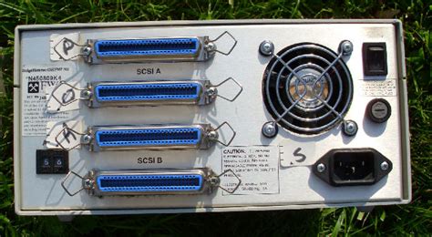 Sledgehammer Brand Case Has FOUR 50 Pin SCSI 1 Connectors On The Back Two Sets Of Internal