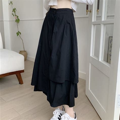 A라인 프릴 롱스커트 2j113765