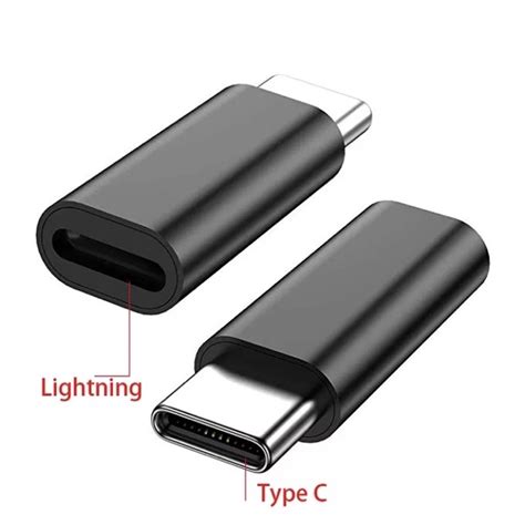 Jual Converter Lightning To Type C Adapter Converter Iphone Ke Type C Aluminium Shopee Indonesia