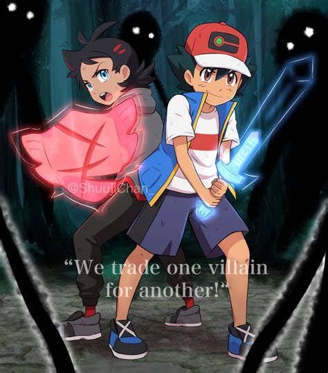Ash Ketchum And Goh Pokemon And More Drawn By Sara Bon Danbooru
