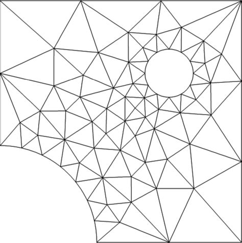 Finite Element Mesh Used For The Problem Of Nonlinear Heat Conduction Download Scientific Diagram