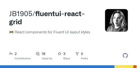 Github Jb Fluentui React Grid React Components For Fluent Ui Layout Styles