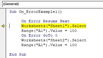 VBA On Error Goto How To Use On Error GoTo In Excel VBA