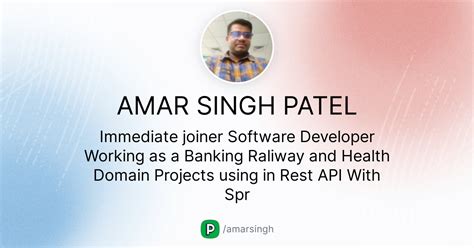 Resume Of Amar Singh Patel • Peerlist