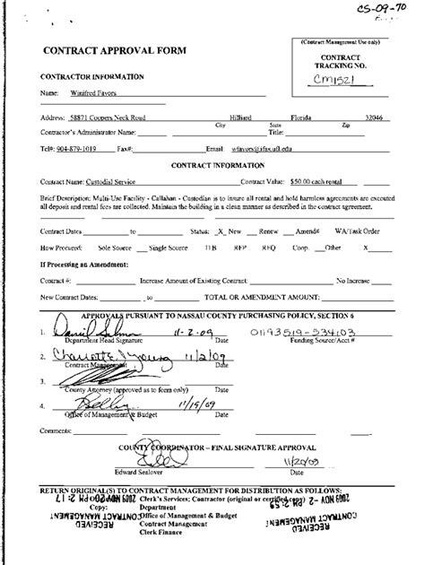 Fillable Online Contract Naming And Numbering Conventions Fax Email Print Pdffiller