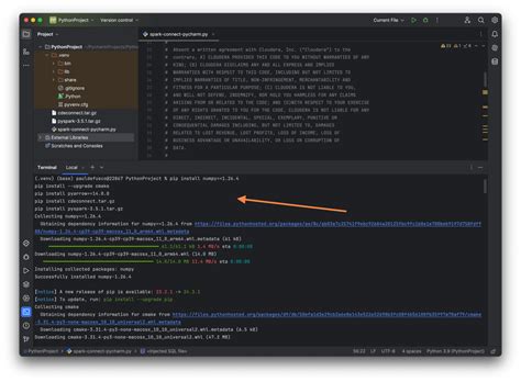 Pycharm And Spark Connect Quickstart In Cloudera D Cloudera