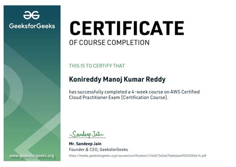Aws Cloudcomputing Certification Learningjourney Geeksforgeeks