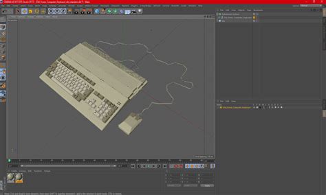 Old Home Computer Keyboard 3d Model 39 3ds Blend C4d Fbx Max Ma Lxo Obj Free3d