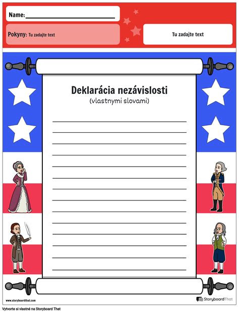 Declaration Worksheet القصة المصورة من قبل Sk Examples