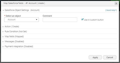Can My Salesforce Action Button Apply Only To A Specific Line In A