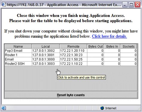 Configure Thin Client SSL VPN WebVPN Cisco IOS With SDM Cisco