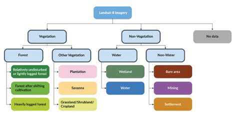 Classification Scheme Of The Land Coveruse Classification Light Blue