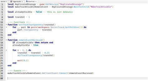 Making Lots Of Objects Visible At Once Scripting Support Developer