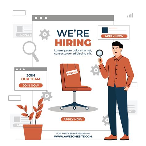 Job Vacancy Poster Template Free At Netgiavannablog Blog