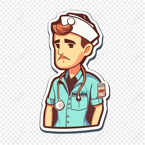 만화 일러스트 의사 스티커 클립 아트 벡터상표 Png 일러스트 무료 다운로드 Lovepik