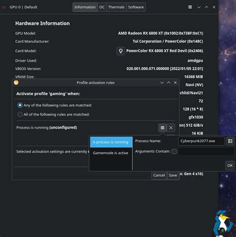 Linux Gpu Configuration And Monitoring Tool Lact Gets Advanced Profile Management Gamingonlinux
