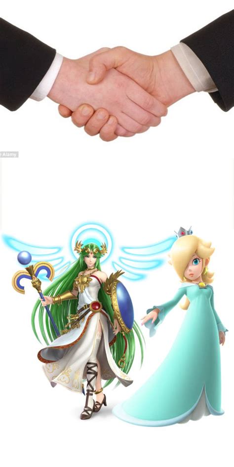 Friendship Palutena And Rosalina By 8410 On Deviantart