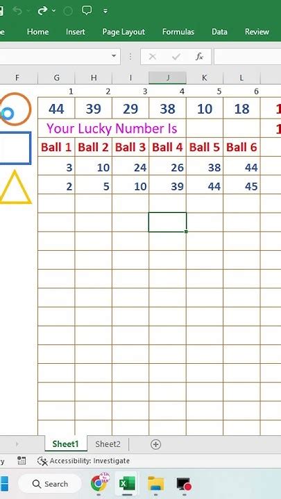 Your Lucky Number Vba Excel Youtube