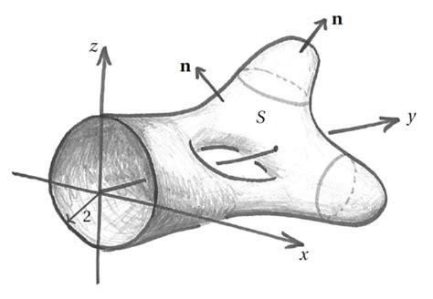 Multivariable Calculus Calculating The Flux Over A Non Simply Connected Surface Mathematics