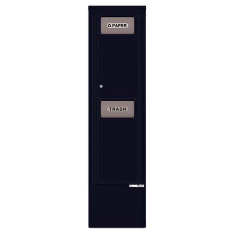 4c Commercial Front Loading Free Standing Single Column Trash Recepta