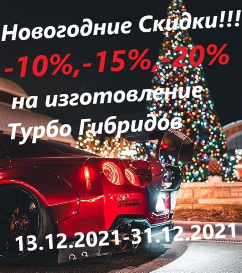 Новогодние Скидки! -10%, -15%, -20% — Profitturbo на DRIVE2