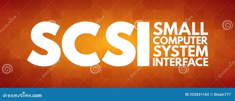 SCSI Small Computer System Interface Acronym Technology Concept