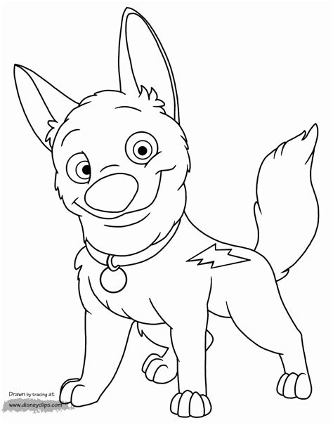 Coloring Pages To Print Disney Elegant Disney S Bolt Coloring Pages