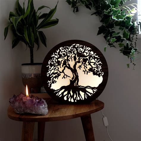 Tree Of Life Lamp Tree Of Life Gift Tree Of Life Light Etsy UK In 2022 Life Table Beautiful