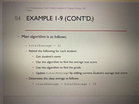 Solved Ct Programming From Problem Analysis To Program