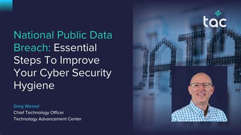 Technology Advancement Center Tac On Linkedin Cybersecurity Databreach Techtips Tac