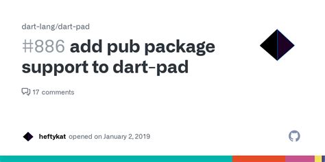 Add Pub Package Support To Dart Pad · Issue 886 · Dart Langdart Pad · Github