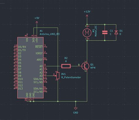 Running A Dc Motor With A Transistor And Arduino Uno Motors