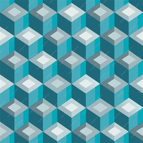 Isometric Cubes Minimalist Background Featuring Isometric Cubes In A