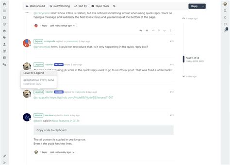 Nodebb Plugin User Level User Levels Plugin Nodebb Community