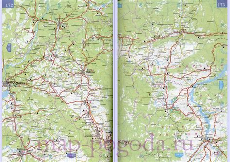 Подробная карта Кемеровской области Карта автодорог Кемеровская область