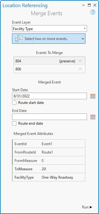 Merge EventsArcGIS Pro Documentation