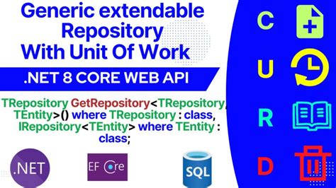 how to implement a generic and extendable repository in core