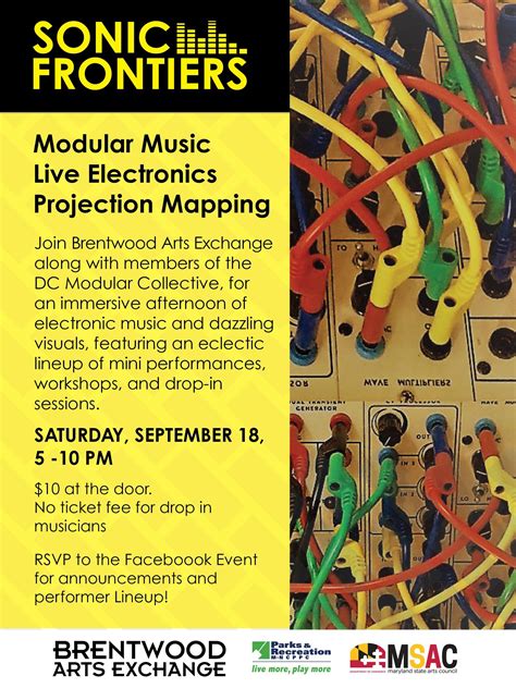 Were Back Dc Modular Collective Live Performances And Workshops September 18 5 10 Pm R Modular
