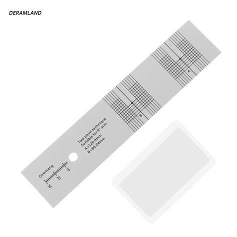Deramland Pickup Calibration Distance Gage Protractor Record Lp Vinil Phonograph Turntable
