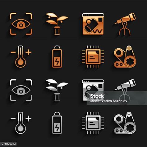 Set Battery Telescope Timing Belt Kit Processor Cpu Thermometer Data