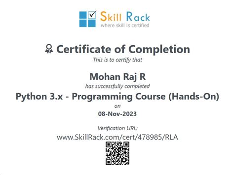 Python Pythonprogramming Certification Skillsdevelopment Skillrack