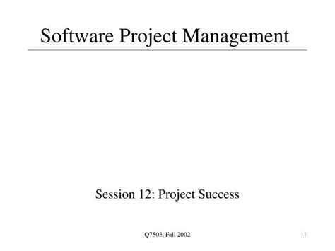 Ppt Software Project Management Powerpoint Presentation Free Download Id230849