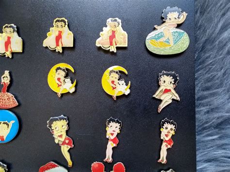 Huge Variety Of Vintage Betty Boop Pins Betty And Bimbo Etsy