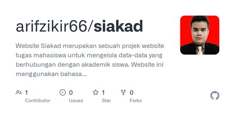 Github Arifzikir66 Siakad Website Siakad Merupakan Sebuah Projek