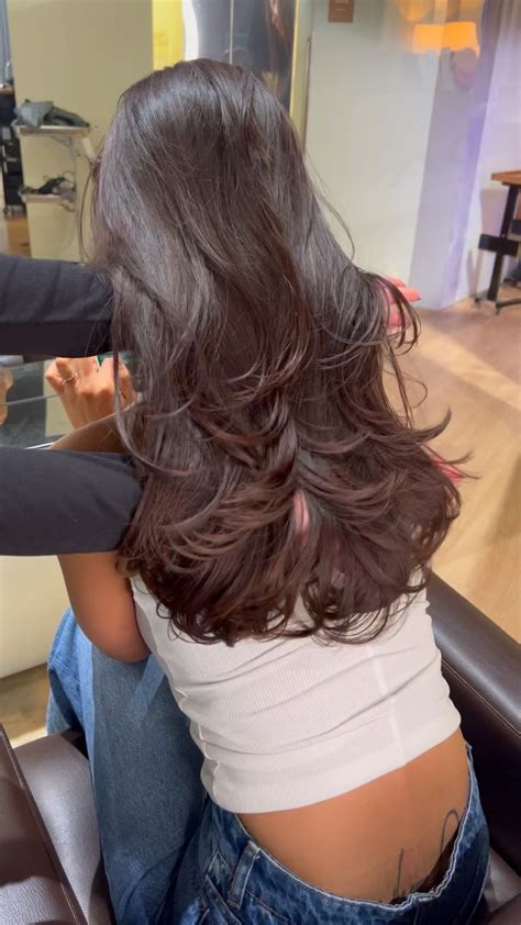 송도 미용실 살롱디 하진 • 송도 레이어드컷 • 송도 레이어드펌 • 송도 허쉬컷 Medium Layered • • 레이어드컷 미디움레이어드펌 송도미용실