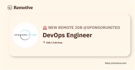 Hiring Devops Engineer Sponsorunited