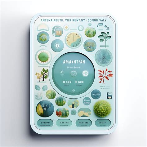 Premium Ai Image Mobile App Layout Design Of Allergy And Asthma Tracker Practical And