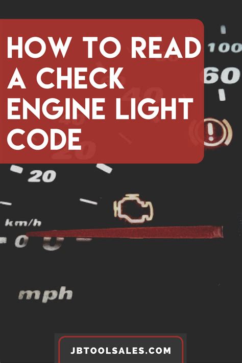 How To Read A Check Engine Light Code JB Tools Inc