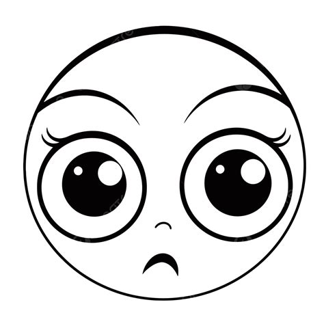 만화 이모티콘 그려진 개요 스케치 드로잉 벡터 애니메이션 눈 그리기 애니메이션 눈 개요 애니메이션 눈 스케치 Png 일러스트 및 벡터 에 대한 무료 다운로드
